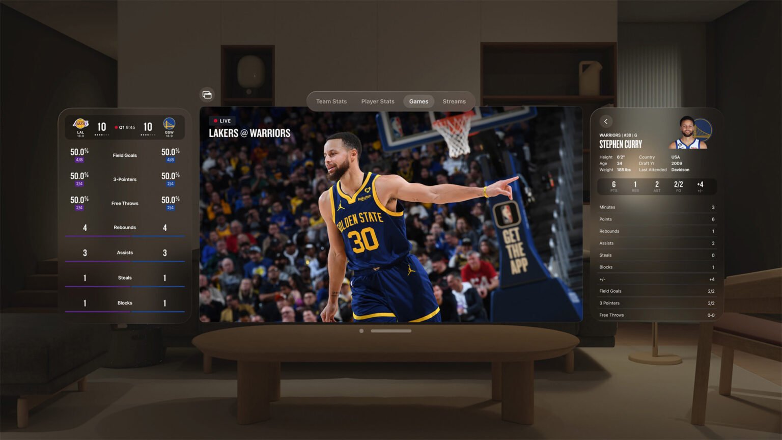 Immersive Sports Experience: NBA and MLB Apps Launch for Apple Vision Pro