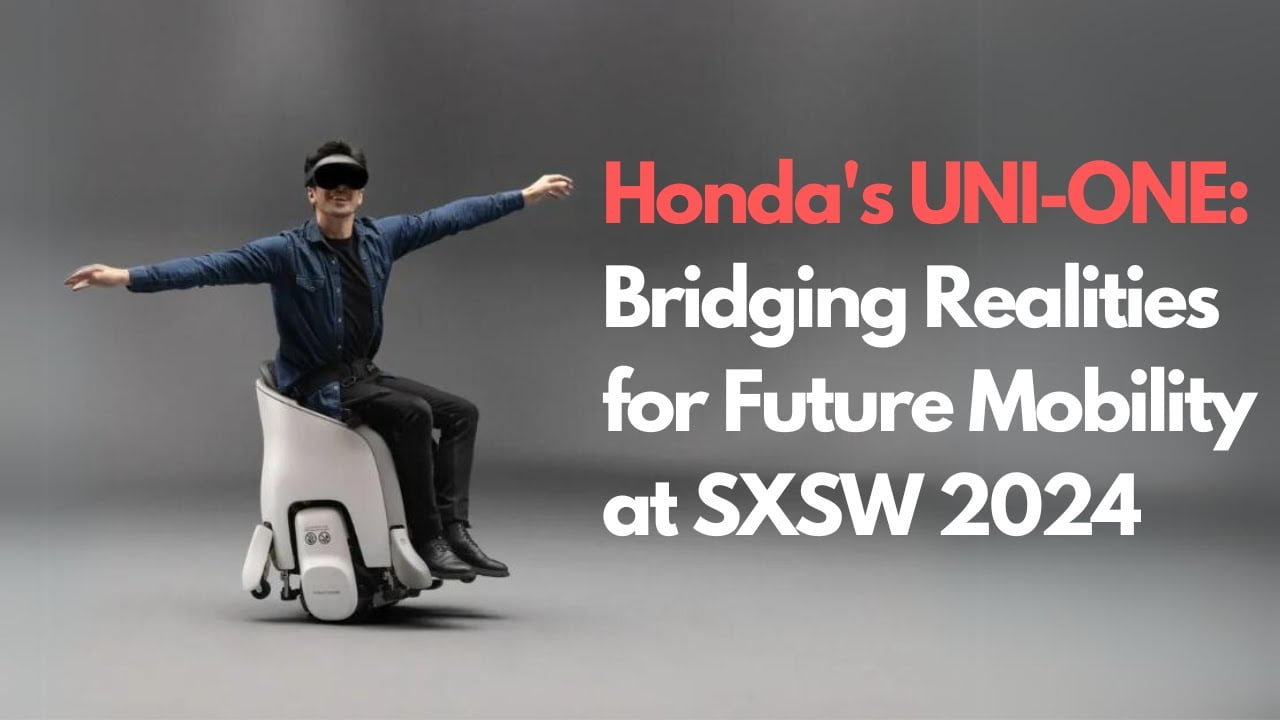 Honda Uni-One: Revolutionizing Mobility with Extended Reality